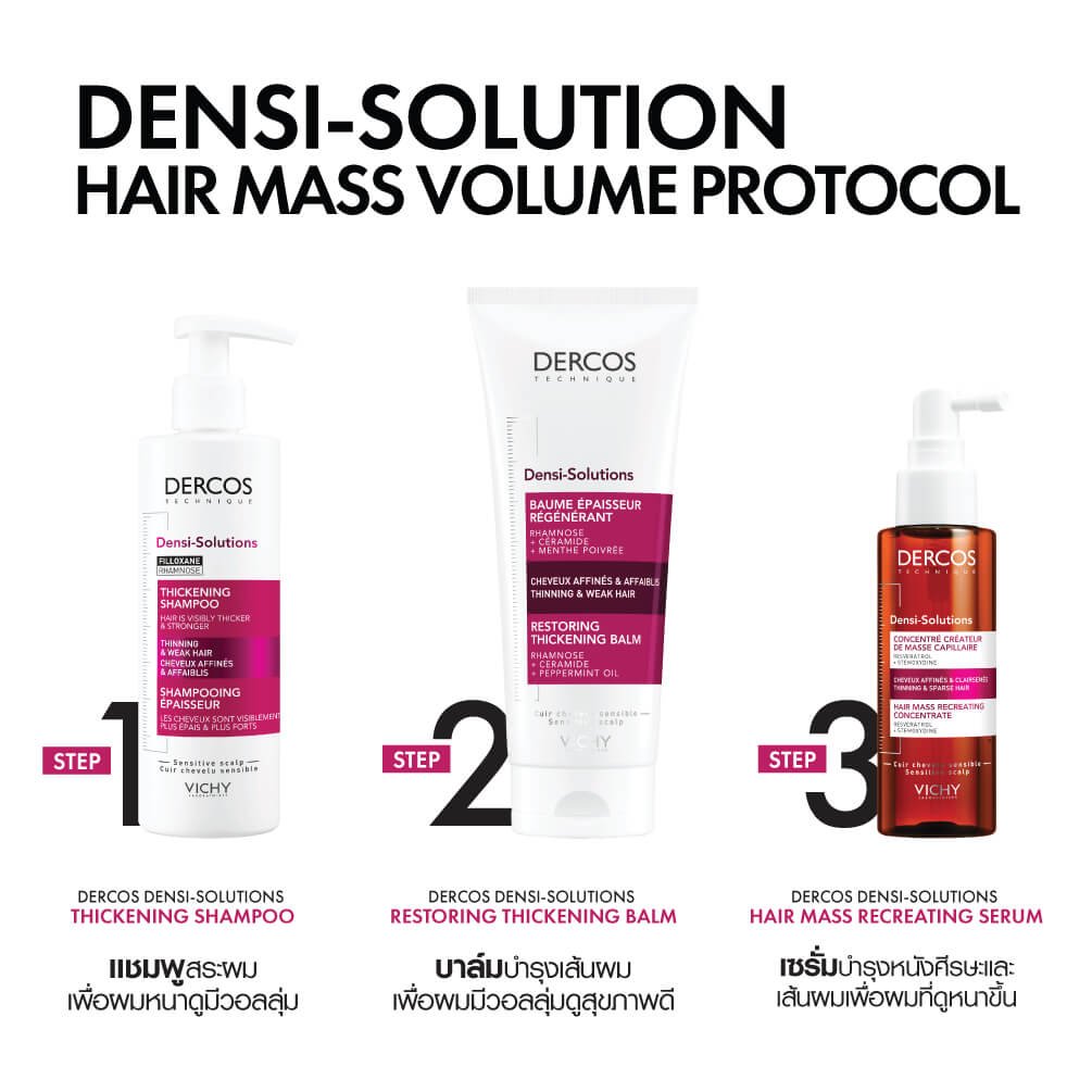DENSI-SOLUTIONS HAIR MASS RECREATING CONCENTRATE | ผลิตภัณฑ์สำหรับเส้น ...